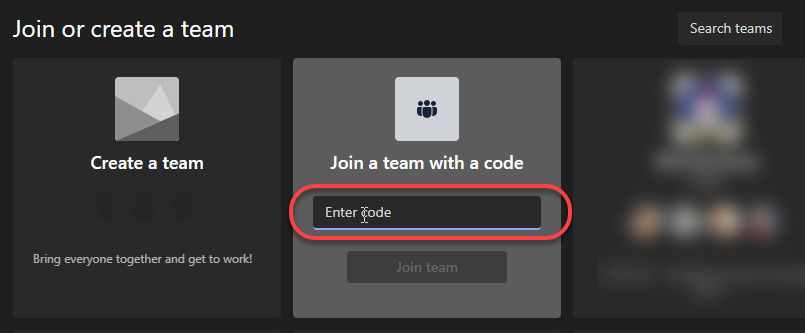 - Joining a Team in Microsoft Teams using a Teams Code - IT Portal