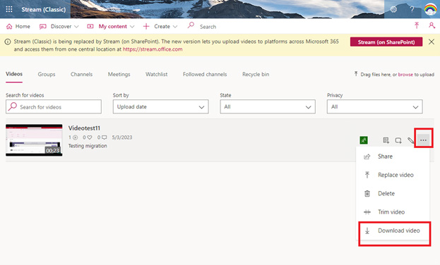 About: Stream (on SharePoint) - IT Portal