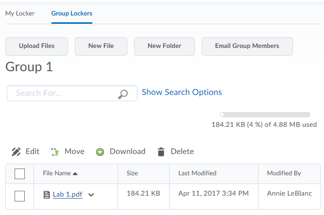 - Using the Locker tool in myCourses - IT Portal