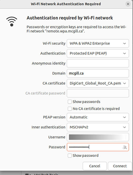 - Configure Wireless for Linux (Ubuntu) - IT Portal