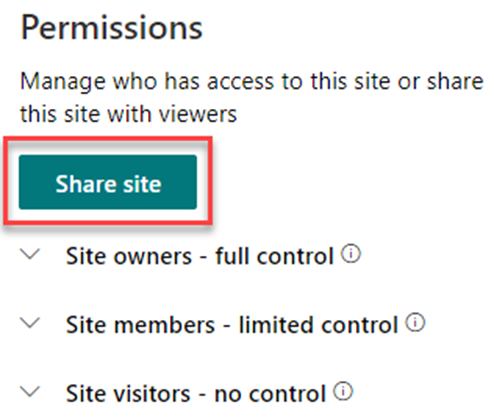 - SharePoint Online: Sharing in SharePoint - IT Portal