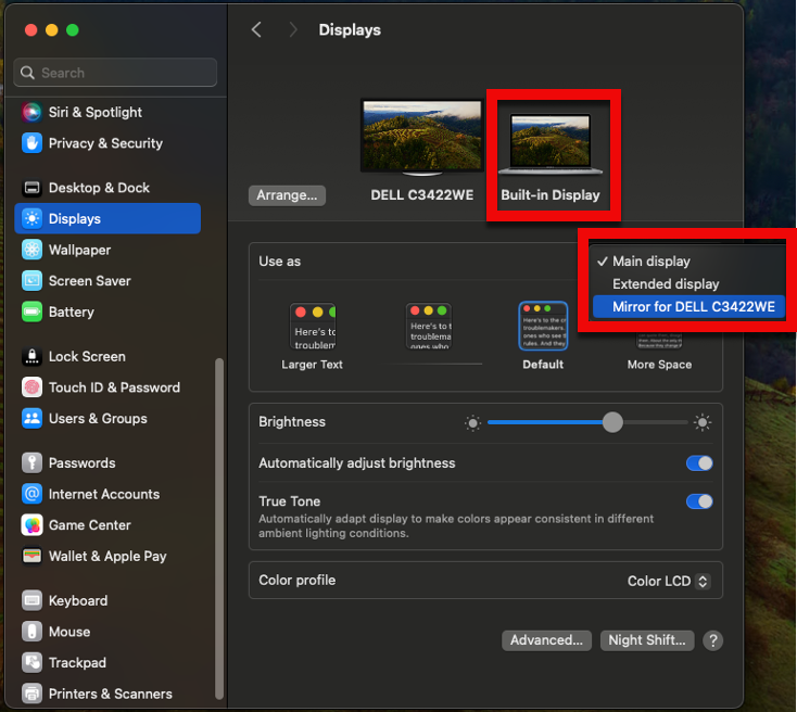 - Setting up a Mac laptop to display content on a projector - IT Portal