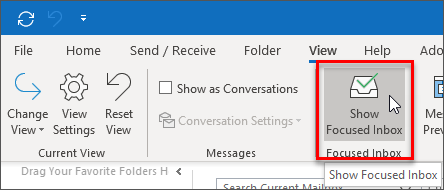 - Focused Inbox feature in Outlook - IT Portal